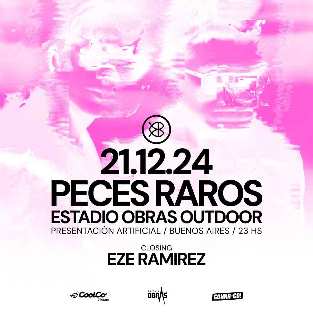 Peces Raros presentará "Artificial" en el Estadio Obras - IC